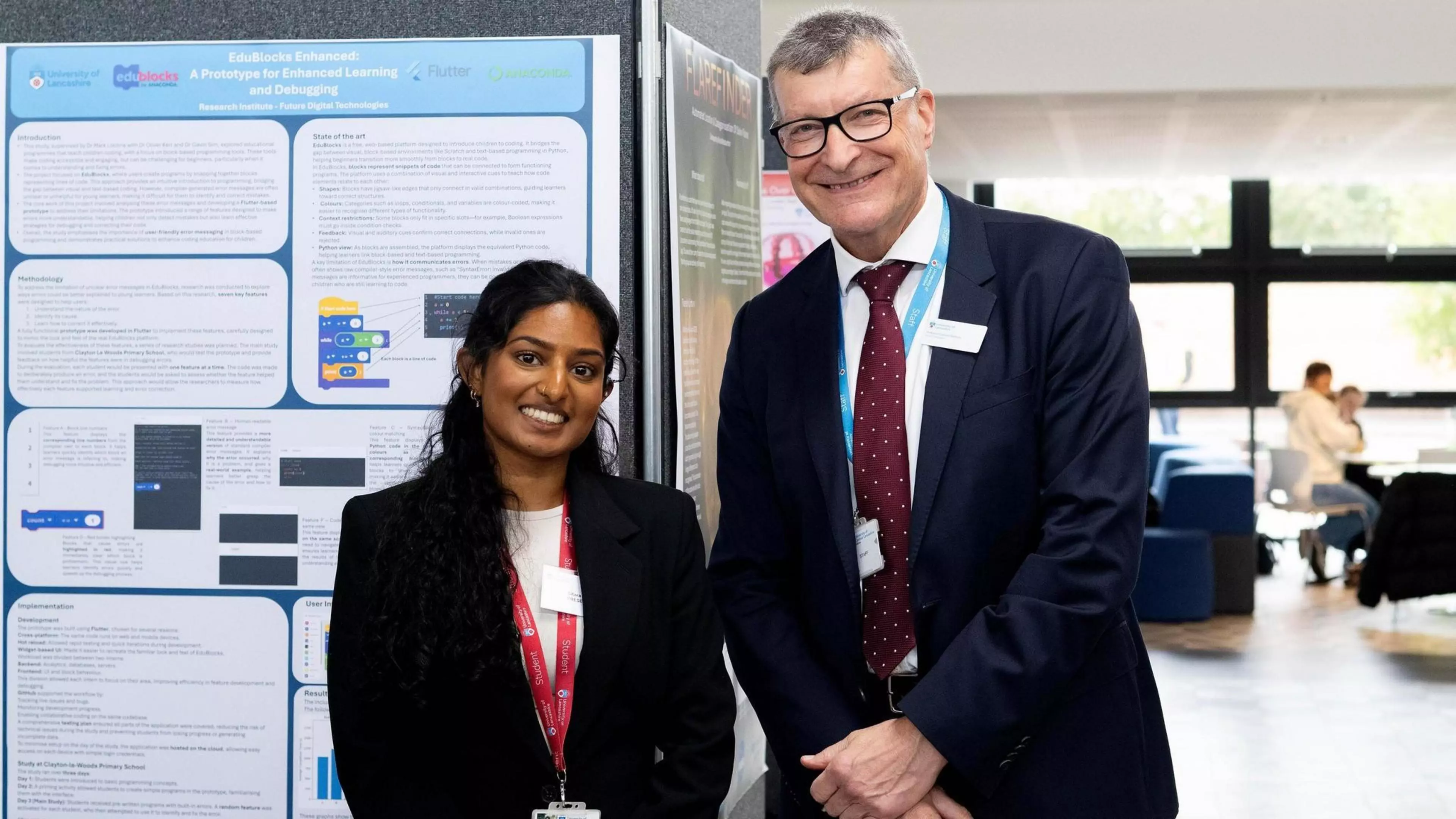 Undergraduate research students excel at poster exhibition