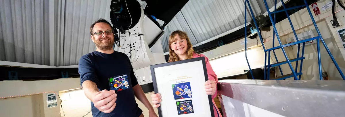 Space memento created for observatory visitors