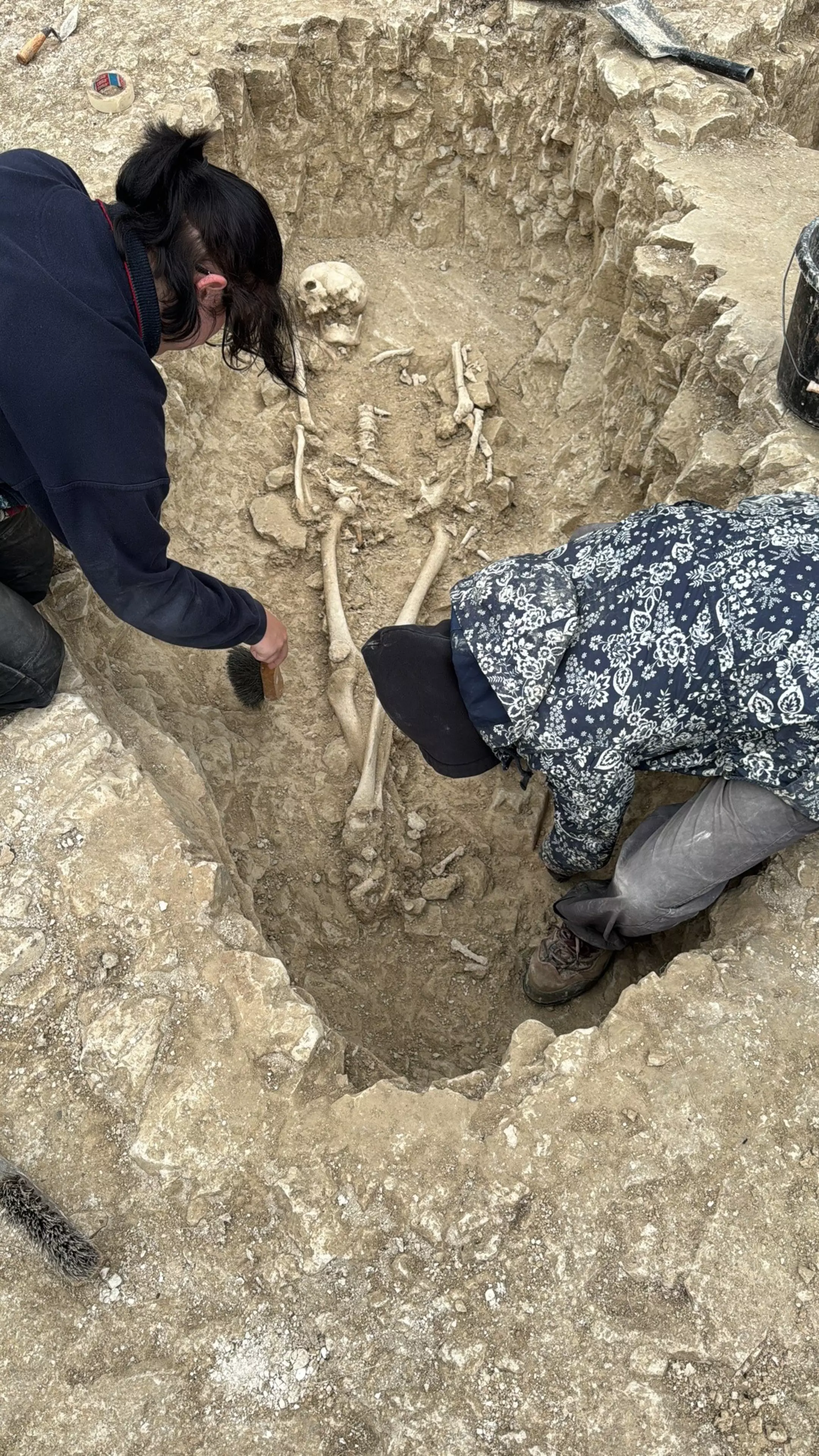 Sixth-century sword excavated in Anglo-Saxon cemetery examined by ...